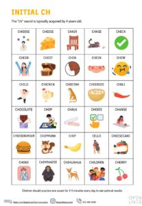 FREE Speech Therapy Exercises and Resources for Children - Open Lines®